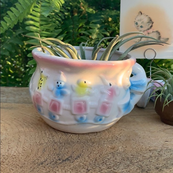 Vintage | Accents | Vintage Baby Planter Baby Nursery Decor New Baby ...
